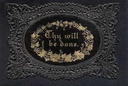 A Grave Interest: Mourning Cards: The Art of Death