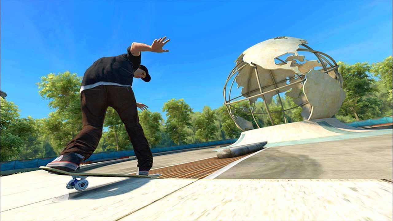 A demonstration version of the new skateboard game "Session" is ...