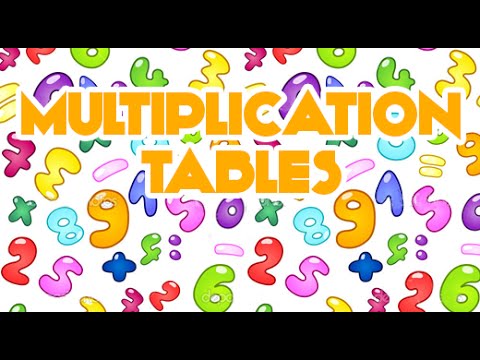 Multiplication Table 2D Animated Song For Children | Mango Juniors