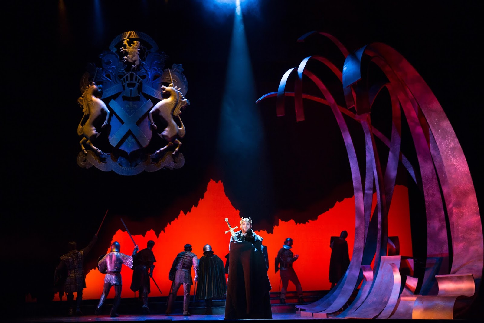 Adam Grabau and The Knights of the Round Table. Photo by Scott Suchman ...