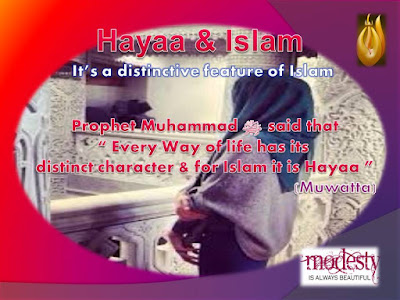 Dawat Tabligh News >>> News World: Hayaa’ is a part of faith ||| Hayaa ...