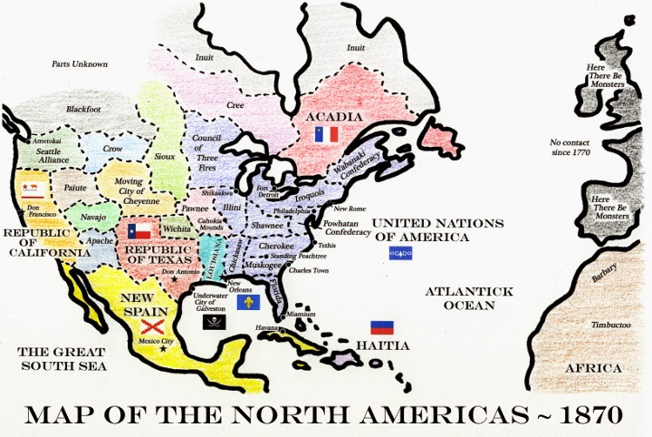 Alternate History Weekly Update: Maps of The United Nations of America