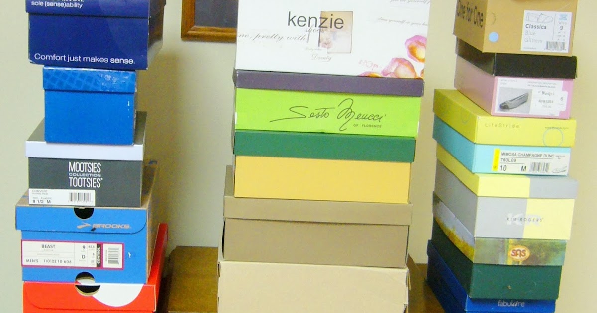 Simply Shoeboxes: Organizing for Packing Shoe Boxes All Year Long