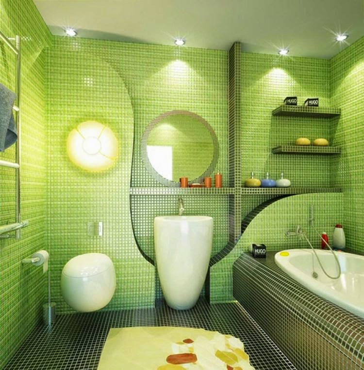 Tile color ideas - 50 great options for the Bathroom | Bathroom Design