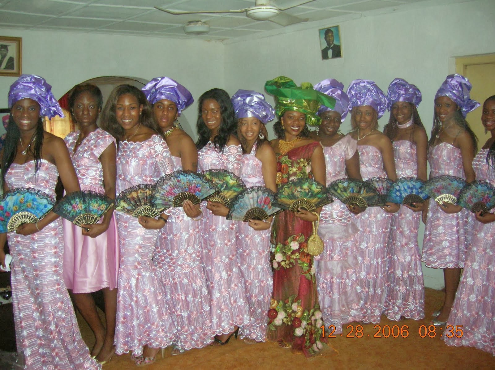 Photos of Nigeria: Proudly Nigerian Aso Ebi Display (Family/Group Fabric)