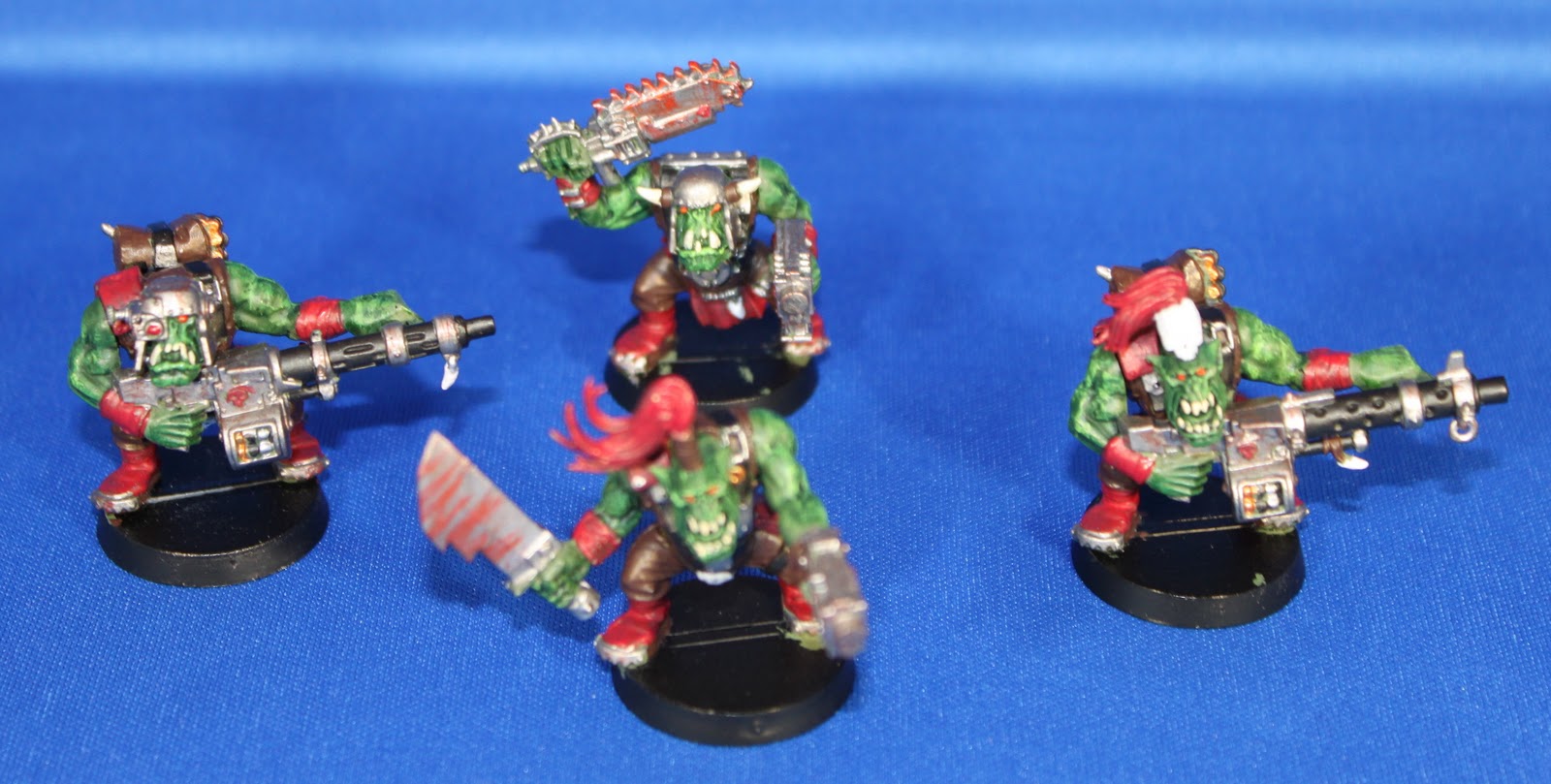 The Warhammer 40K Dad: Painting Ork Boyz