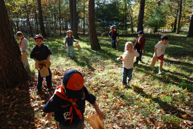 The Koch Kids Blog: Cub Scouts Nature Hike and Craft
