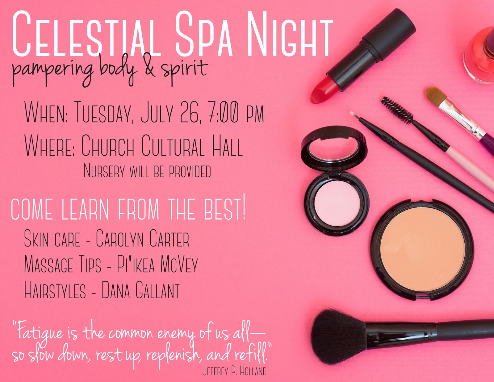 Pocket Full of Projects: Celestial Spa Night