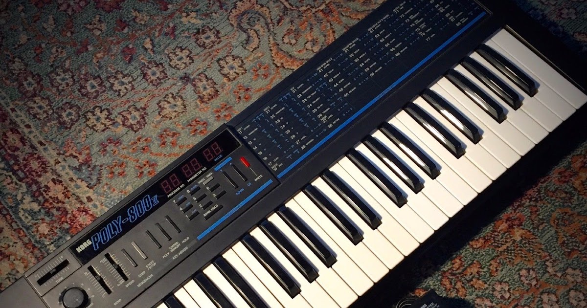MATRIXSYNTH: Korg Poly 800 II 49-Key Polyphonic Analog Synthesizer
