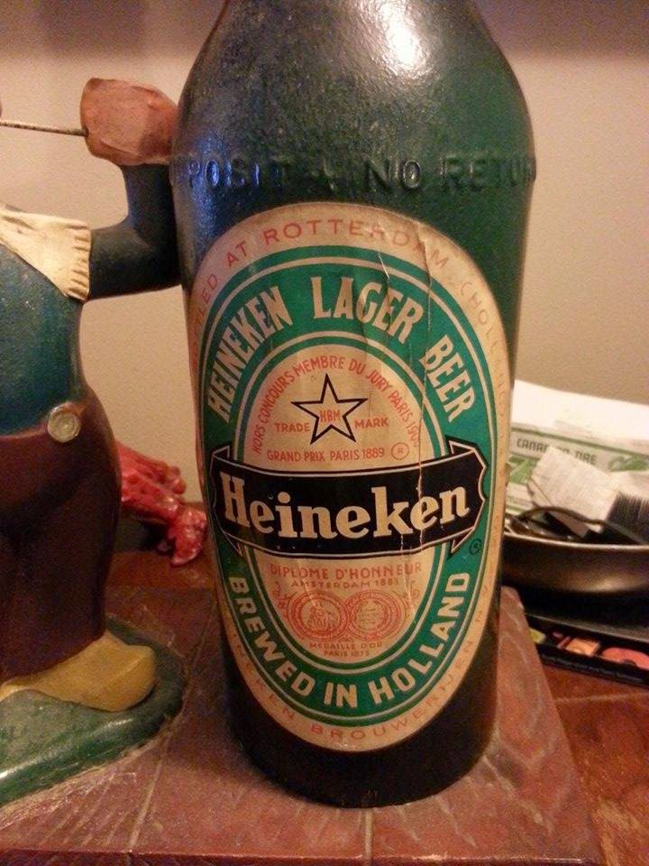 Johnny Boys Finds: VINTAGE 1962 HEINEKEN BEER COUNTER DISPLAY // SIGN