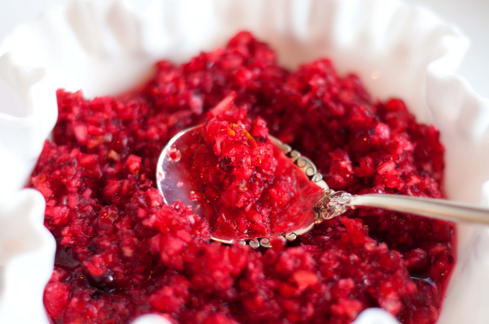 Aesthetic Nest: Cooking: Fresh Cranberry Relish for Thanksgiving
