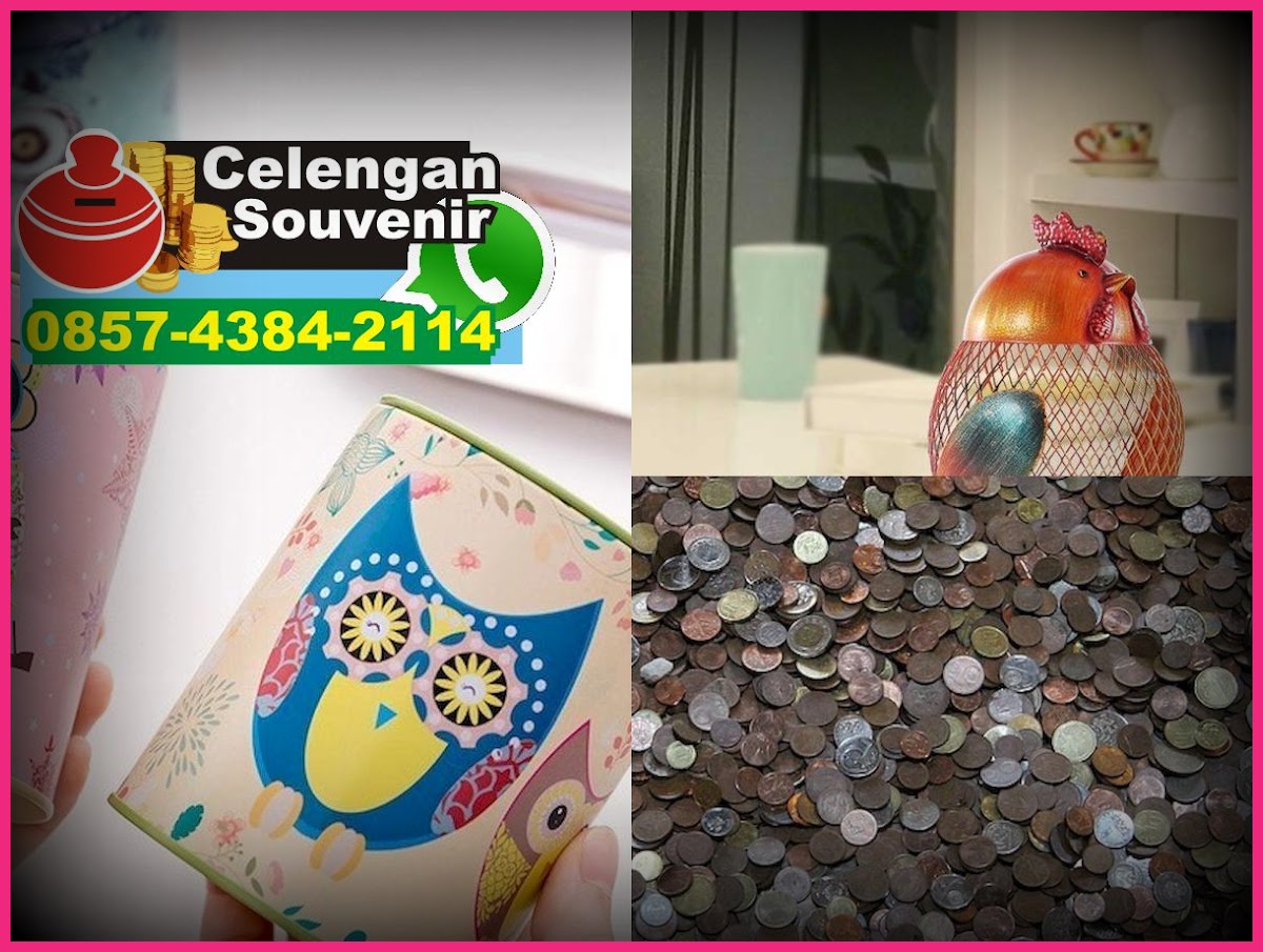menghias celengan karton – 0857~4384~2114 [wa] Grosir Souvenir Celengan ...