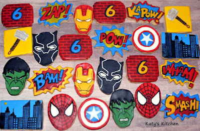 Katy's Kitchen: Marvel Superhero Cookies