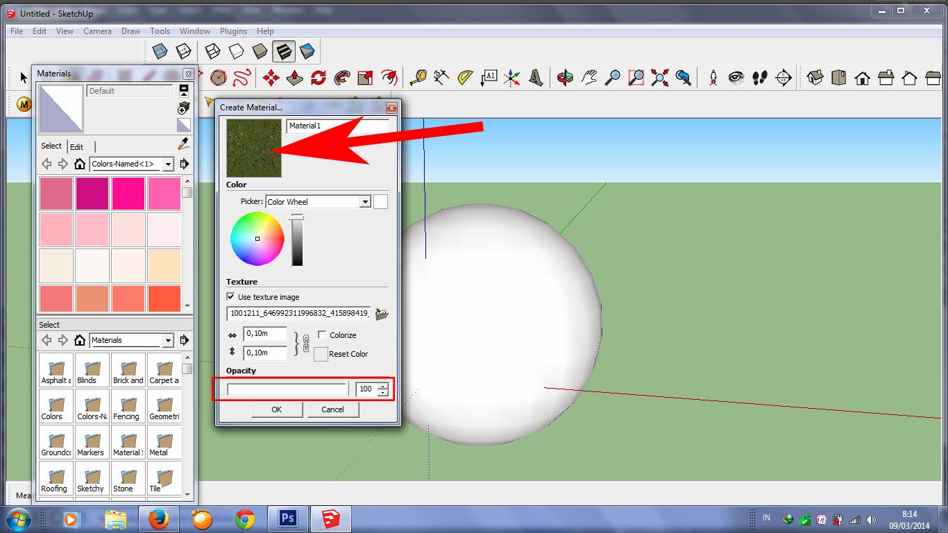Tutorial Sketchup Memasang Membuat Material Baru Pada Sketchup