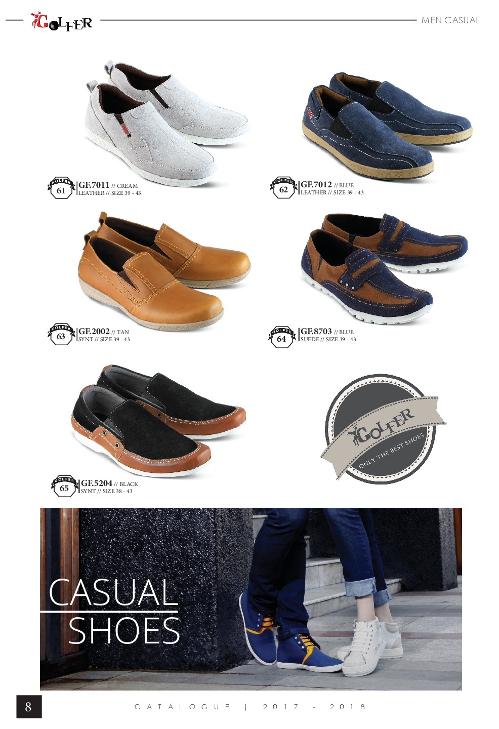 Sepatu dan Sandal Golfer Katalog Terbaru 2018