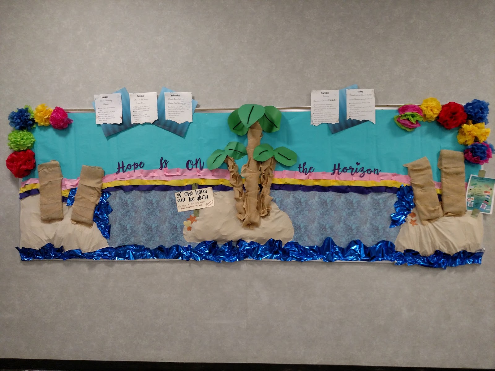 America's HobKnob Life: Be BOARD of school!Hawaiian Bulletin Board ...