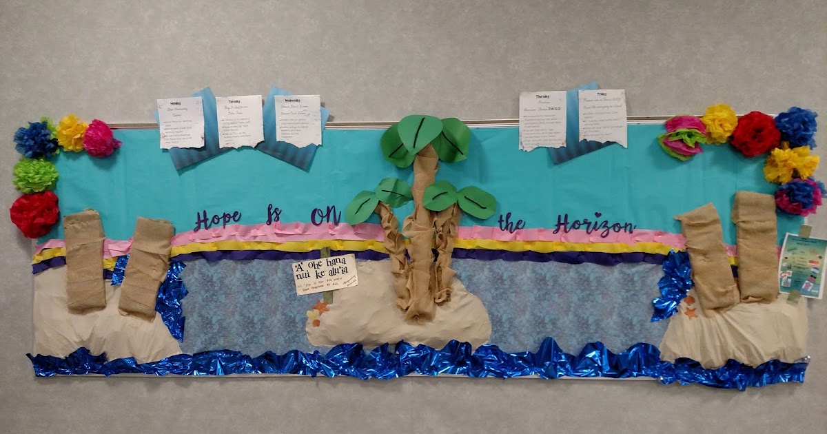 America's HobKnob Life: Be BOARD of school!Hawaiian Bulletin Board ...