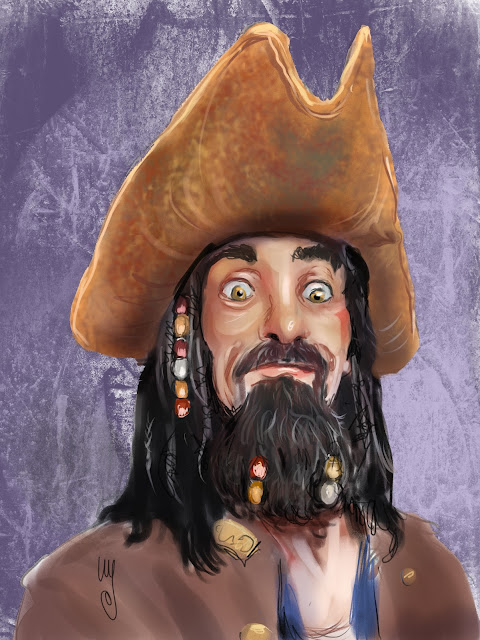 Artmagenta: Pirate portrait (Z1759)