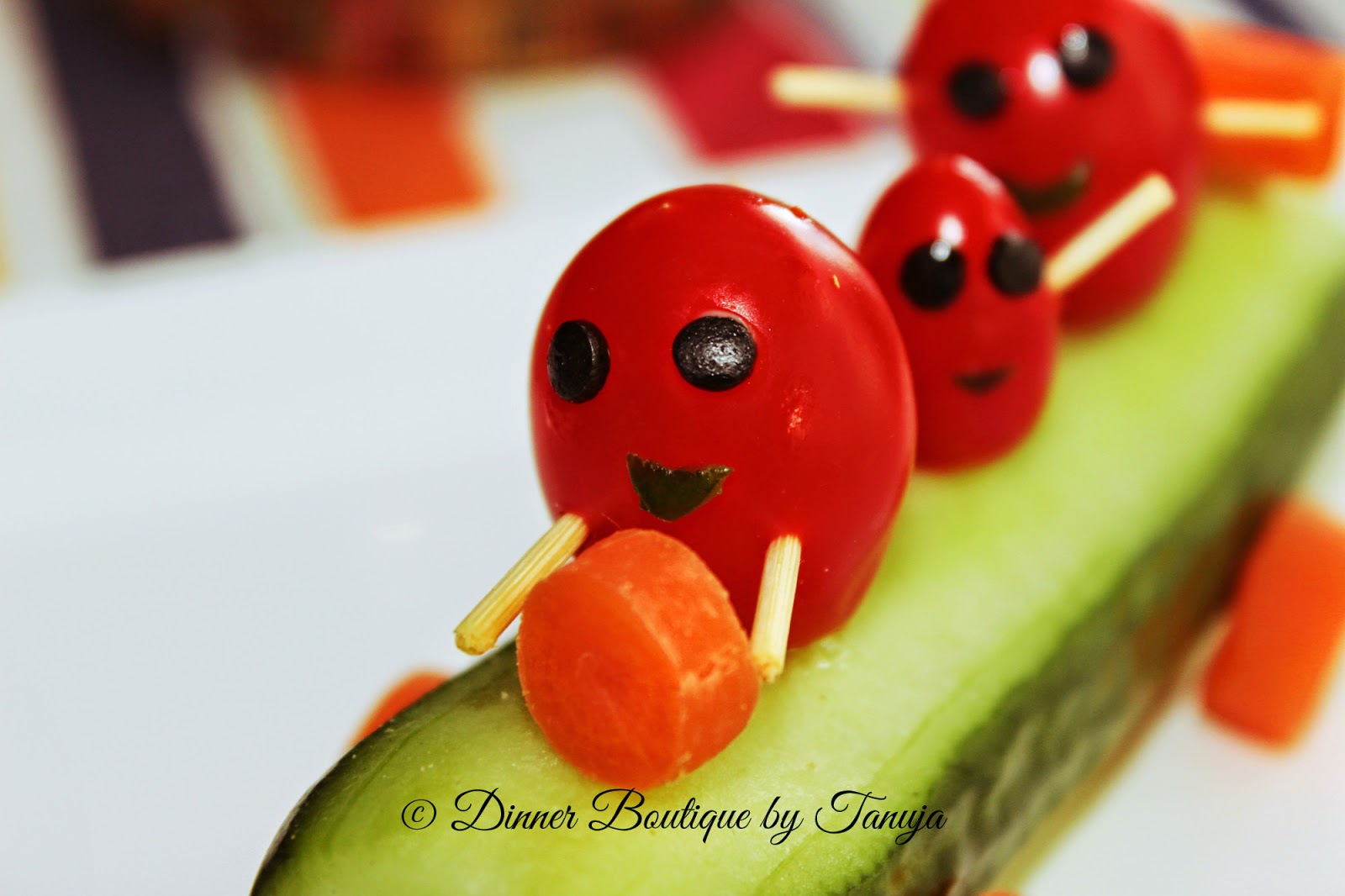 Dinner Boutique: Cucumber Tomato Car
