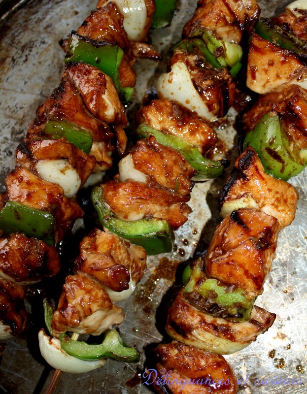 Délinquances et saveurs: Brochettes de poulet parfaites