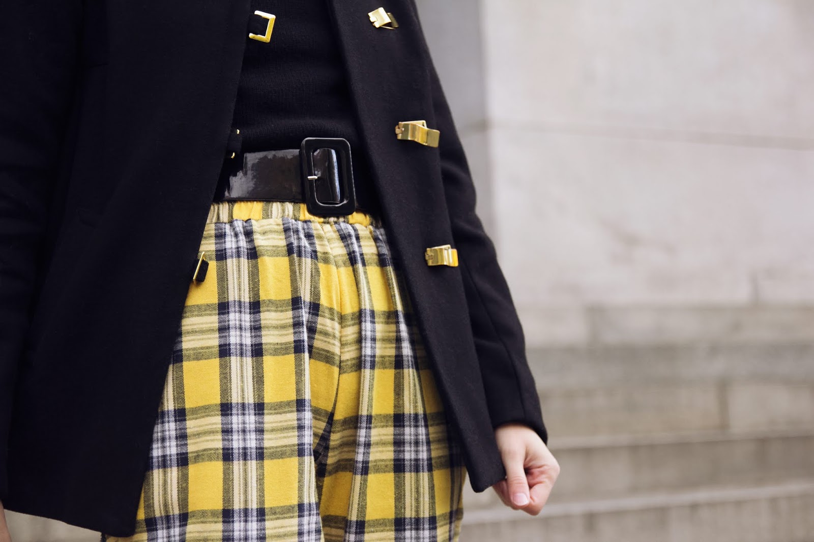 Plaid Pants in Montreal | Carolina Pinglo