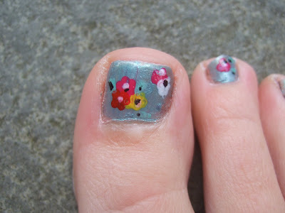 Joanne's nail art ideas: Cath Kidston Toe nails