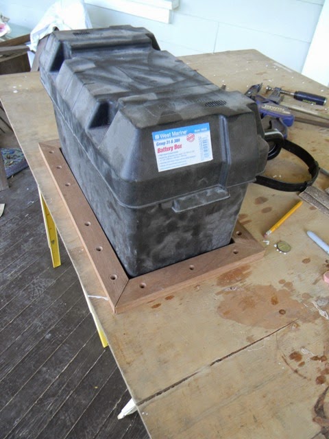 Ericson 25, Oystercatcher: Lazarette Modifications, Part 12: Battery ...