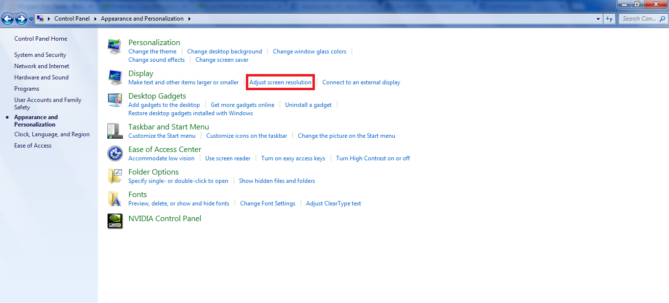Cara Menyesuaikan Resolusi Layar/ Screen Resolution Lewat Control Panel ...