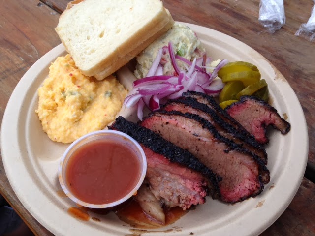 Man Up: Tales of Texas BBQ™: Brisket plate at Micklethwait