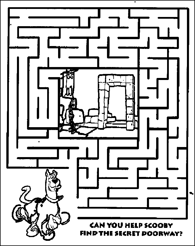 Aprende Brincando: Labirintos do Scooby Doo