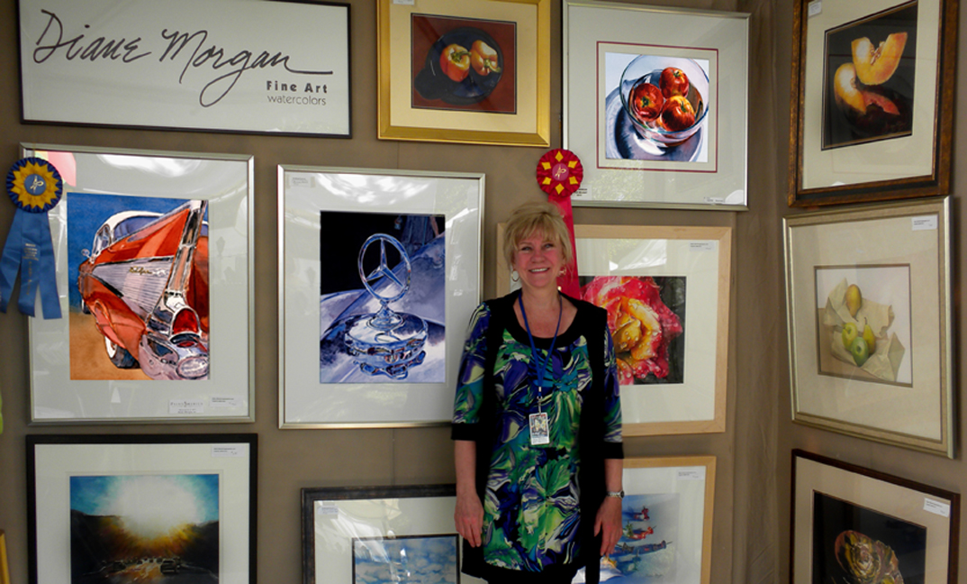 Diane Morgan Paints: Indian Wells Arts Festival April 6-8
