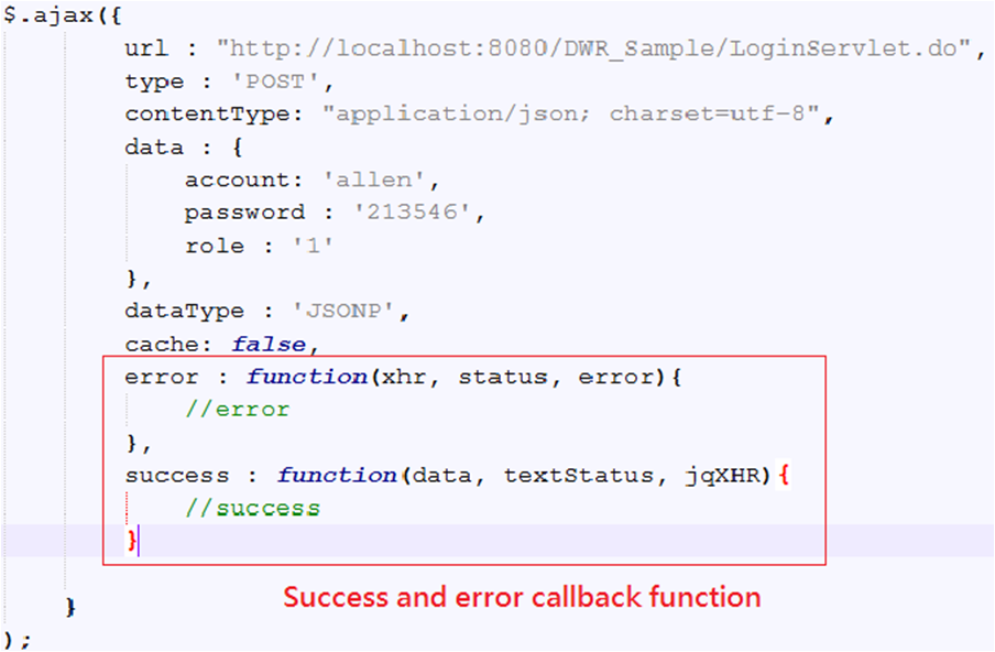 Java is always EExcellent: 【jQuery】Ajax to Servlet
