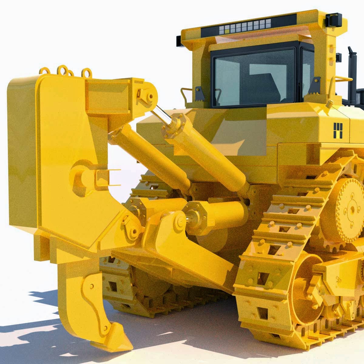 3D Custom Modelling: 3D Model Bulldozer Caterpillar D11