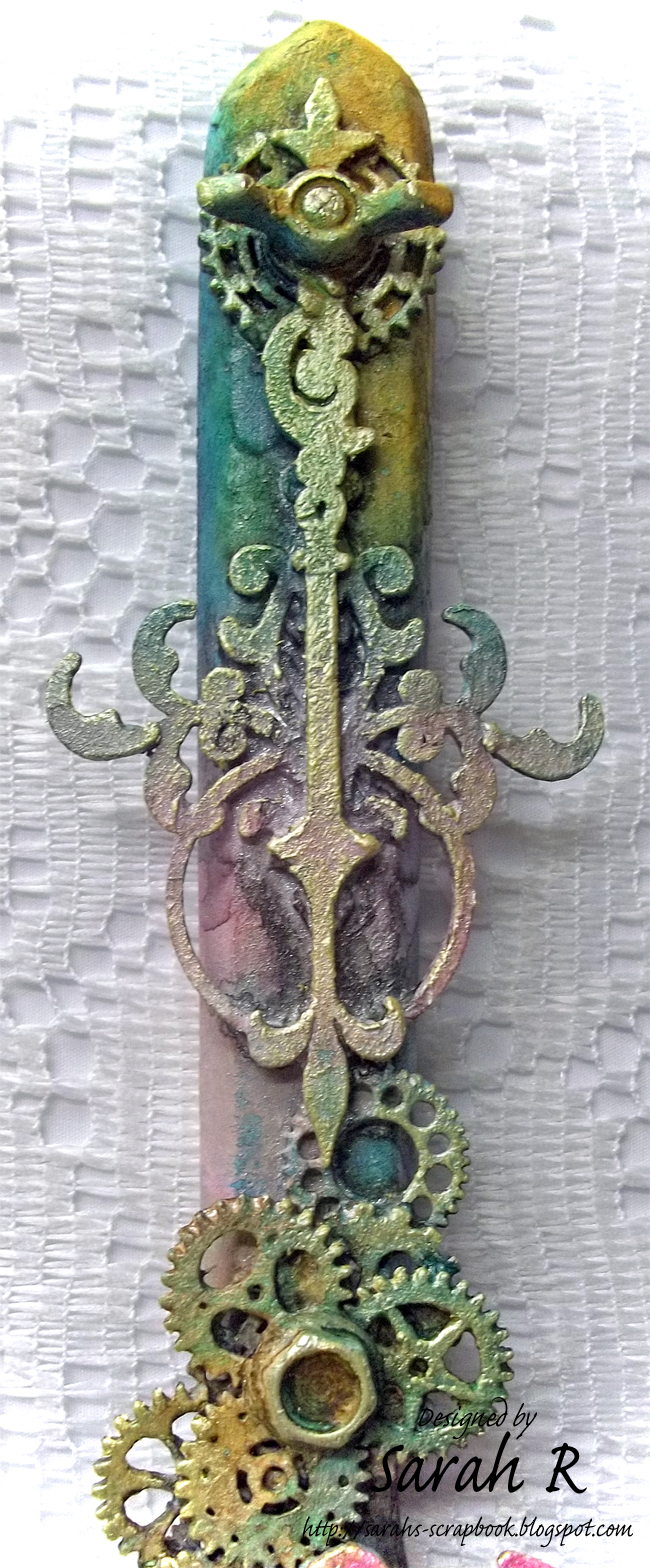 Scattered Pictures and Memories: Mixed Media Altered Paint Brush ...