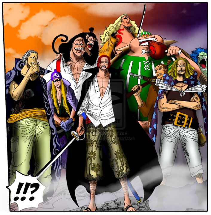 manga-crew: Red Hair Pirates One Piece