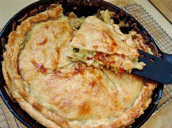 The Briny Lemon: Summer Vegetable and Cheese Pie