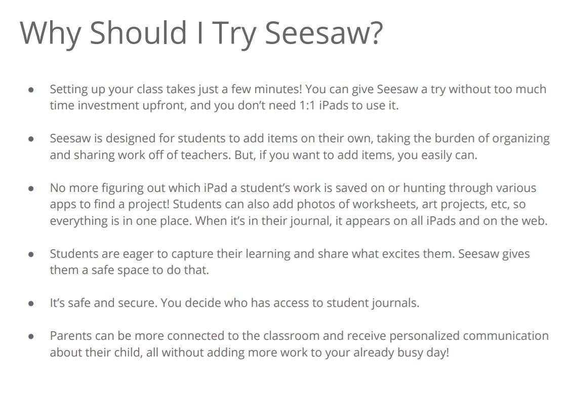 Reflective Website Post 2: Exploring SeeSaw | Teach & Play with Mrs J