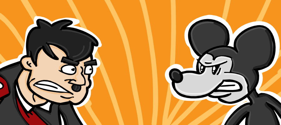 Mind Waters: Hitler vs. Mickey Mouse