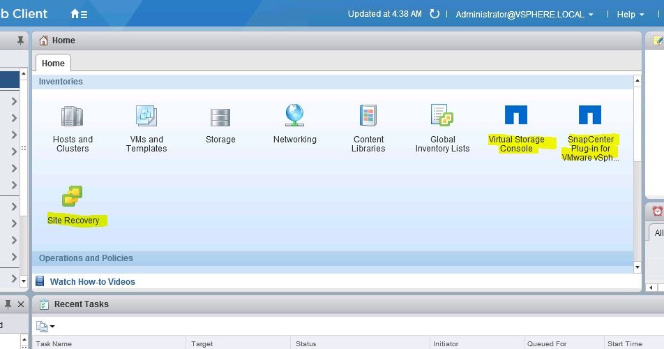Remote Infrastructure Management: NetApp Virtual Storage Console for VMware vSphere