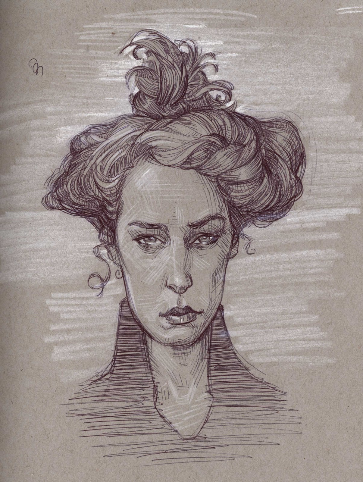 Scott M. Fischer Evolving Easel: Toned sketchbook- what took me so long?