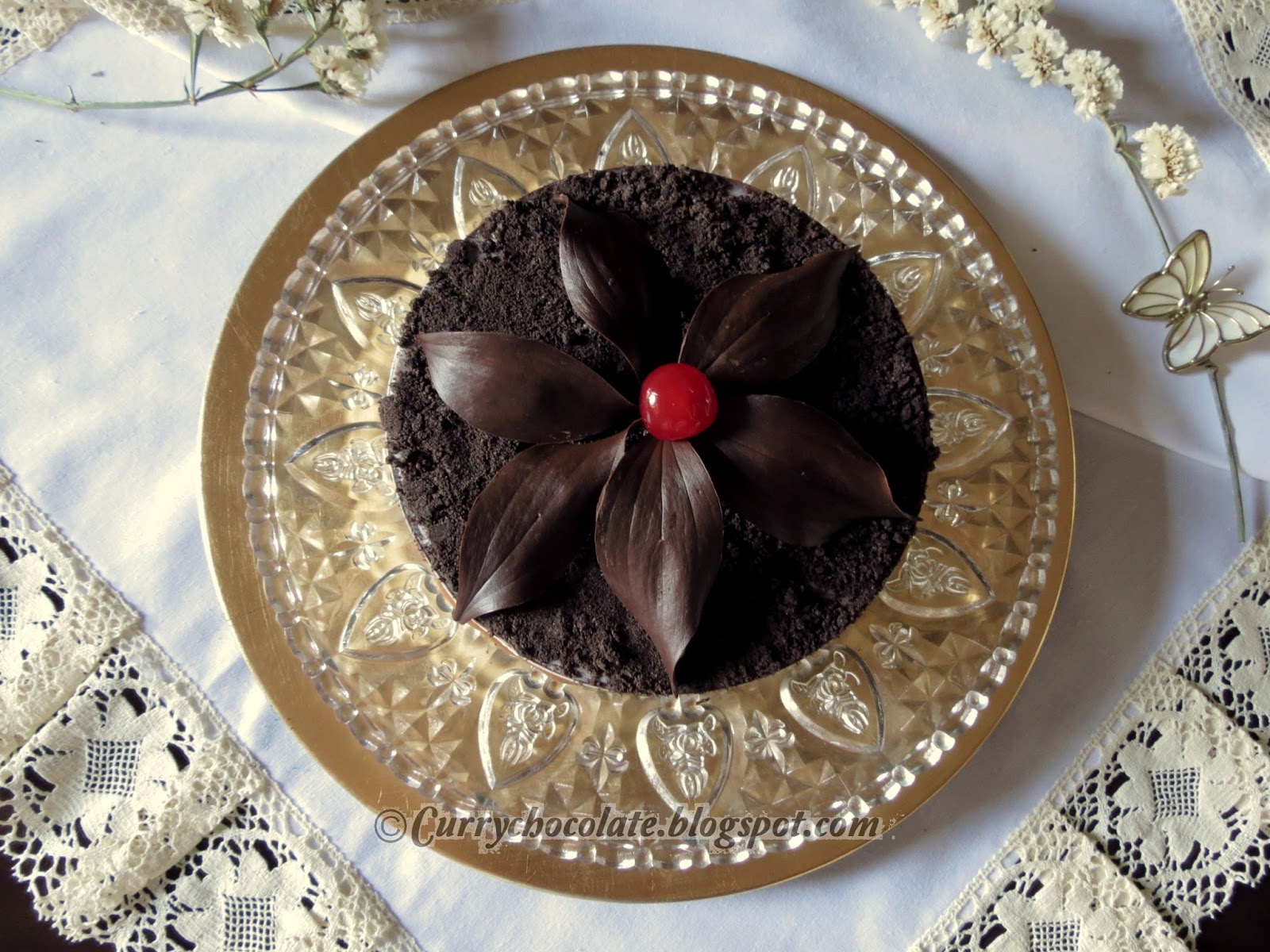 Curry Y Chocolate Tarta Helada De Chocolate Toffee Y Nata Frozen
