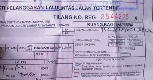 Prosedur dan Tata Cara Sidang Tilang Dulu dan Sekarang - ABI - Awam Bicara