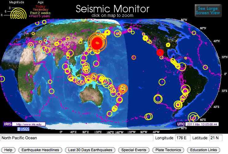 Maximizing Progress: Seismic Monitoring ~ IRIS Worldwide Quakescope