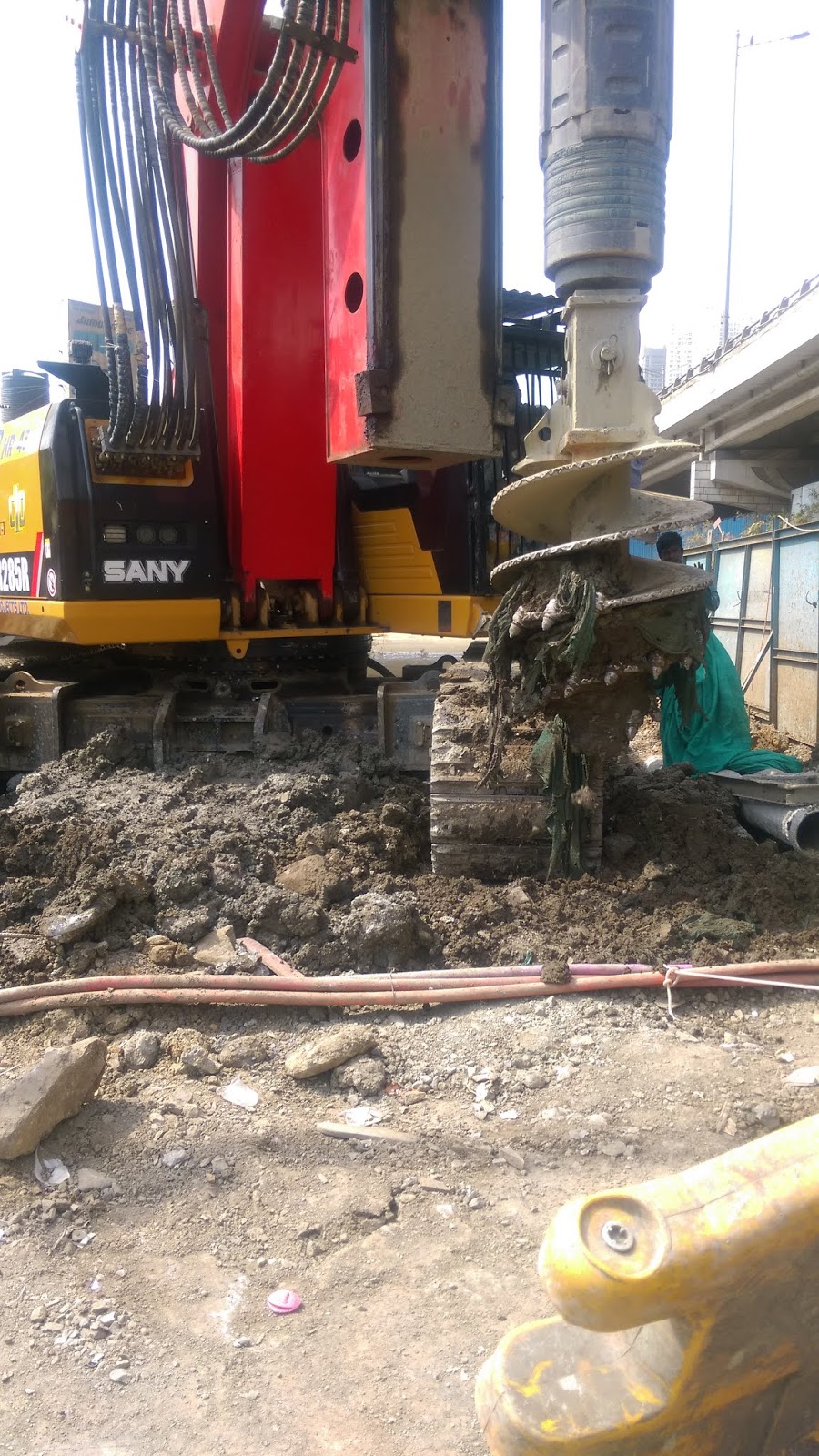 Pile Foundation In Metro or Flyover Construction