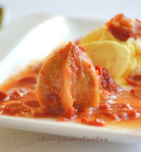 Agbalumo + Ice-Cream; Excitingly Delish...!