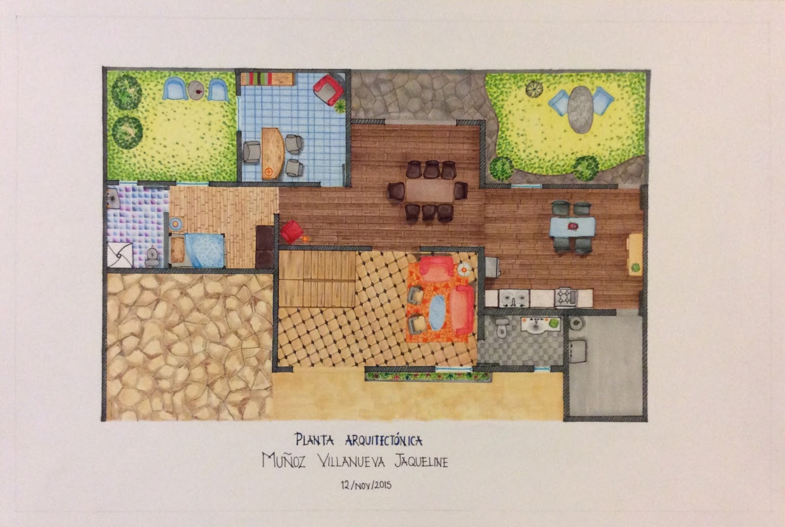 Arquitectos en Proceso: Planos Arquitectónicos a Color