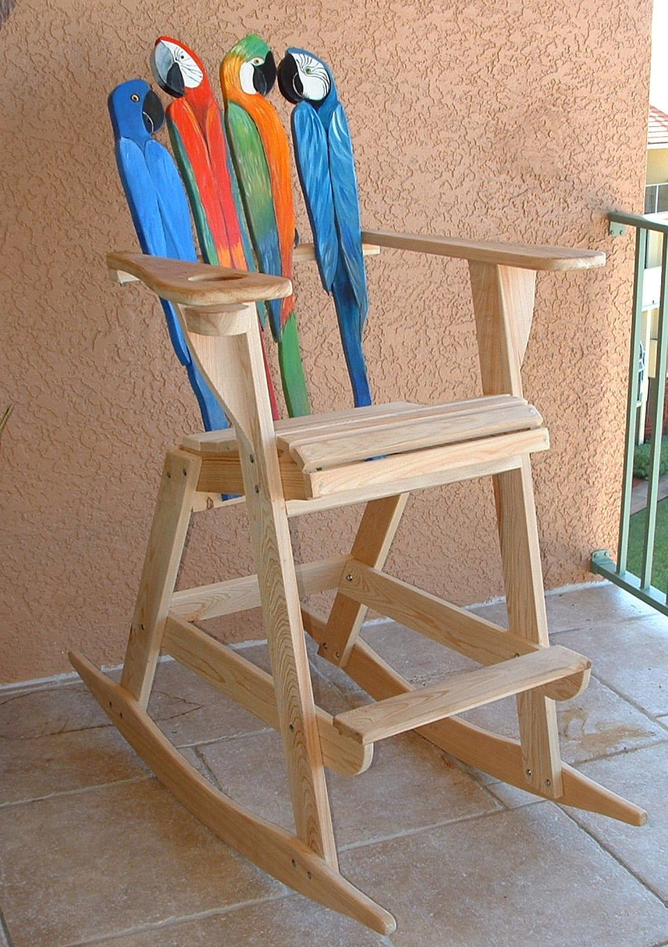 Kiwi's Angels: Adirondack Parrot Chairs