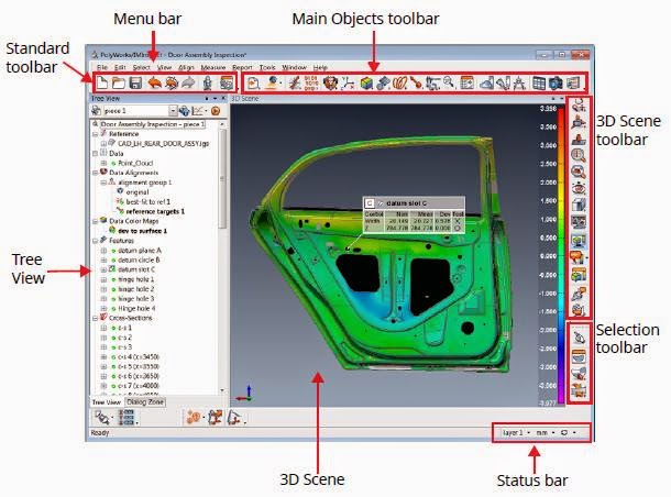 CURSO BASICO POLYWORKS 2014 ~ POLYWORKS PODEROSO SOFTWARE DE MEDICION 3D