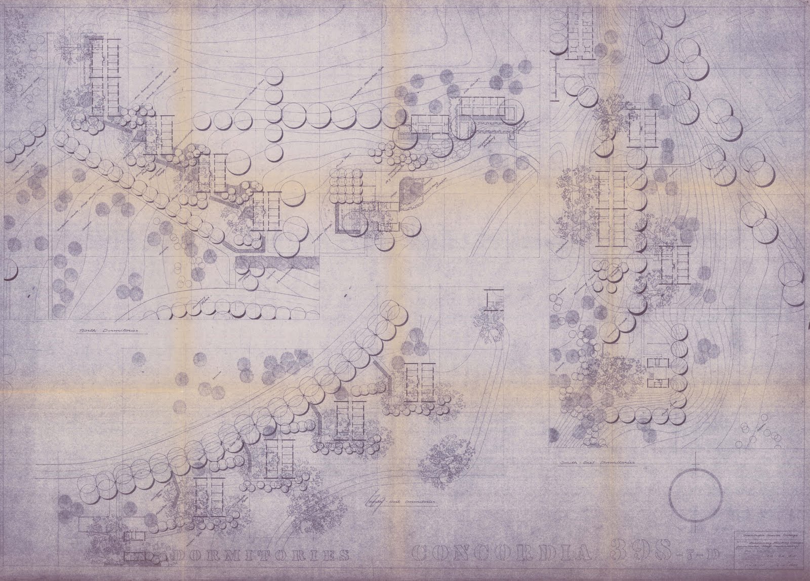 Drawings + Documents Archive: Dan Kiley Fort Wayne Drawings Donated to ...