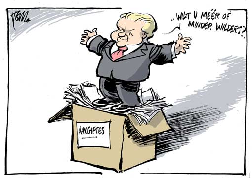 AartDekker: CARTOONS / RECHTSTAAT & WILDERS / OPINIE GERARD SPONG NRC ...